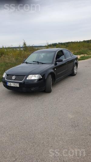 Melns Volkswagen Passat B5 2002 Rīga, ar dzinēja tilpumu 1.90 L un nobraukumu 422 tūkst. km par 950 €, foto  vietnē AUTOMOTO.COM.LV