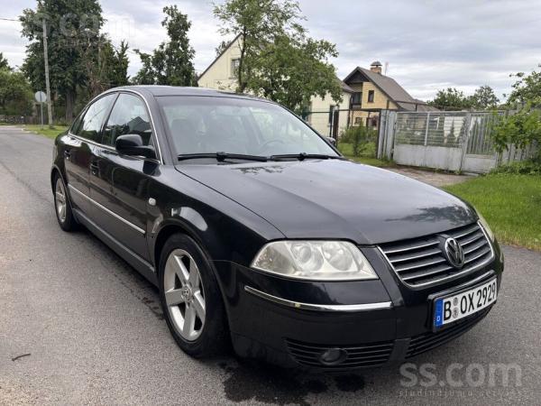 Черный Фольксваген Пассат Б5 2003 в Рига, объемом двигателя 1.90 л и пробегом 345 тыс. км за 2290 €, фото 3 на AUTOMOTO.COM.LV