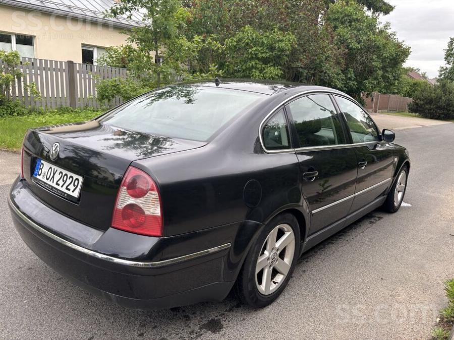Melns Volkswagen Passat B5 2003 Rīga, ar dzinēja tilpumu 1.90 L un nobraukumu 345 tūkst. km par 2290 €, foto 6 vietnē AUTOMOTO.COM.LV