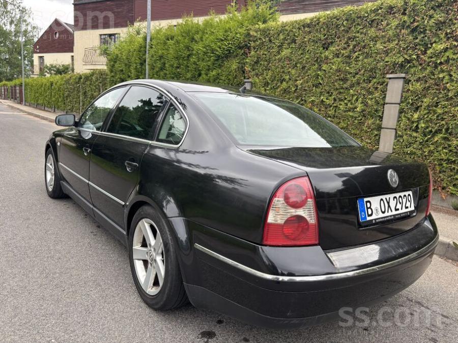 Melns Volkswagen Passat B5 2003 Rīga, ar dzinēja tilpumu 1.90 L un nobraukumu 345 tūkst. km par 2290 €, foto 8 vietnē AUTOMOTO.COM.LV