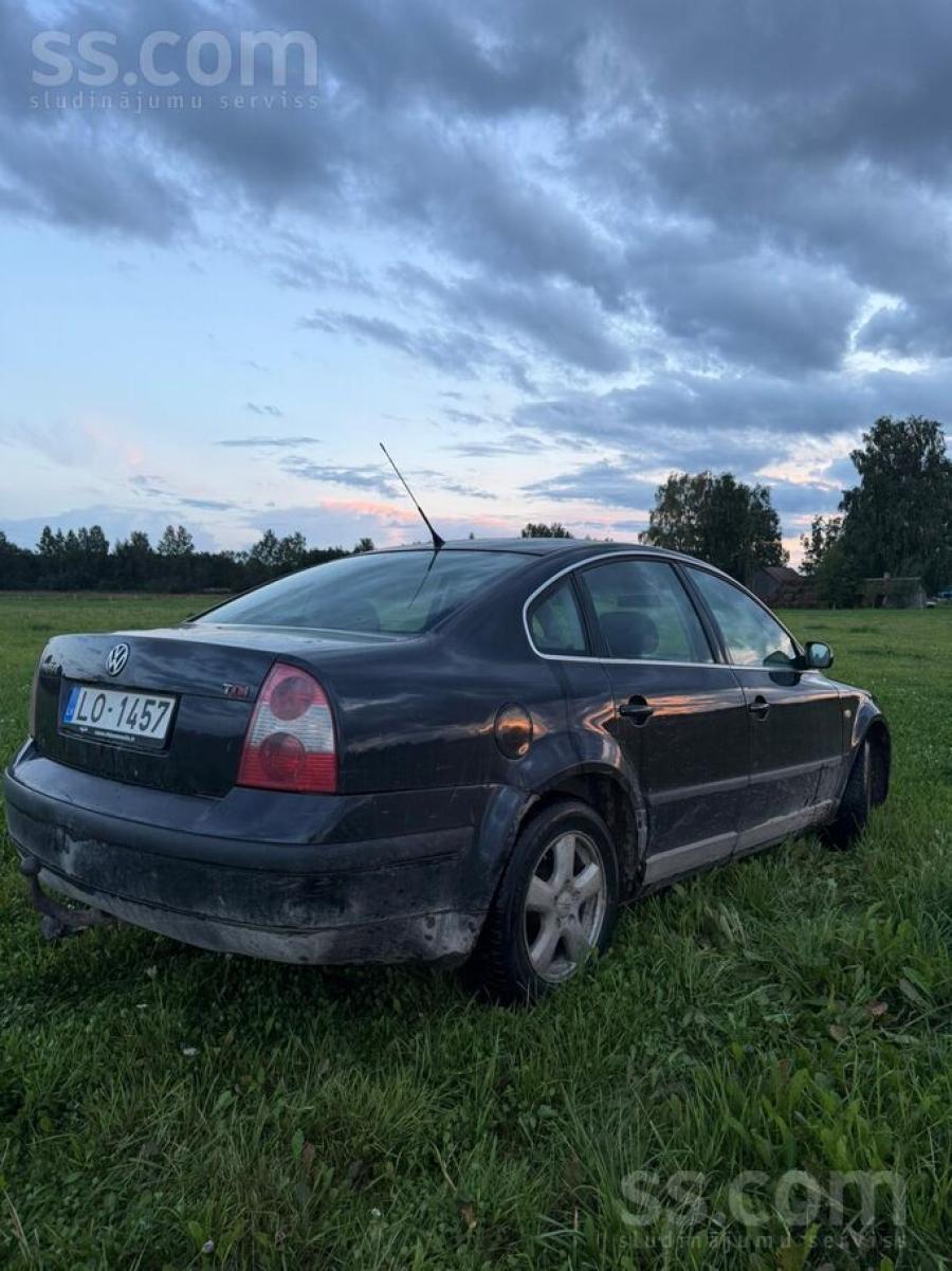 Melns Volkswagen Passat B5 2003 Balvi, ar dzinēja tilpumu 1.90 L un nobraukumu 388 tūkst. km par 1100 €, foto 6 vietnē AUTOMOTO.COM.LV