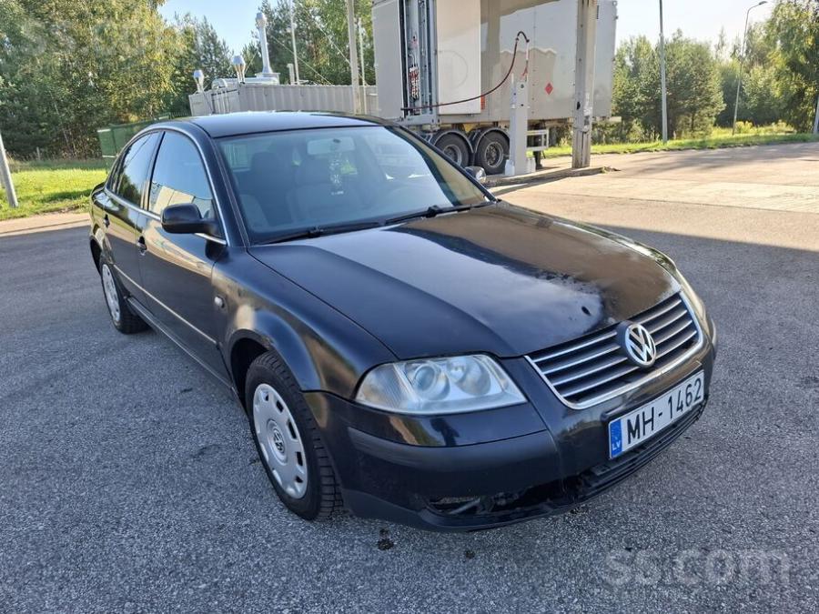Черный Фольксваген Пассат Б5 2003 в Даугавпилс, объемом двигателя 1.90 л и пробегом 292 тыс. км за 870 €, фото 3 на AUTOMOTO.COM.LV