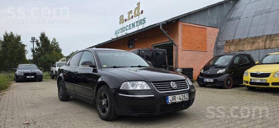 Melns Volkswagen Passat B5 2004 Valmiera, ar dzinēja tilpumu 1.90 L un nobraukumu 396 tūkst. km par 1250 €, foto 1 vietnē AUTOMOTO.COM.LV