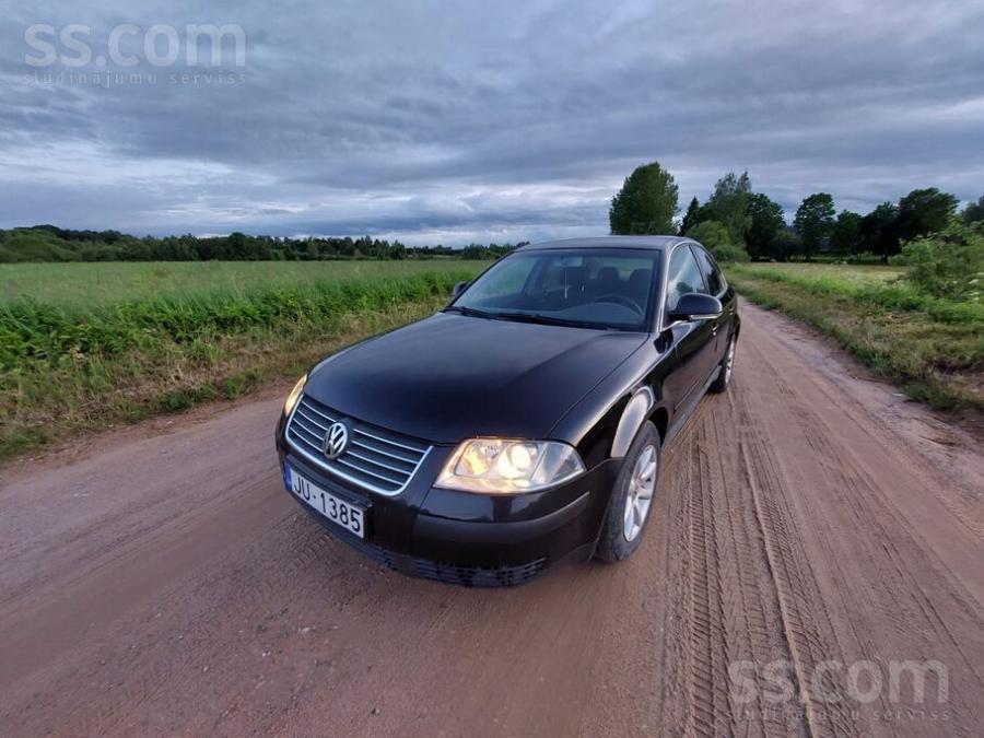 Black Volkswagen Passat B5 2005 in Daugavpils, with an engine capacity of 1.90 L and mileage of 340 thousand km for 1850 €, photo 2 on AUTOMOTO.COM.LV