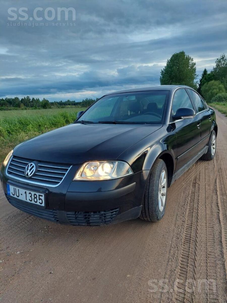 Black Volkswagen Passat B5 2005 in Daugavpils, with an engine capacity of 1.90 L and mileage of 340 thousand km for 1850 €, photo 7 on AUTOMOTO.COM.LV