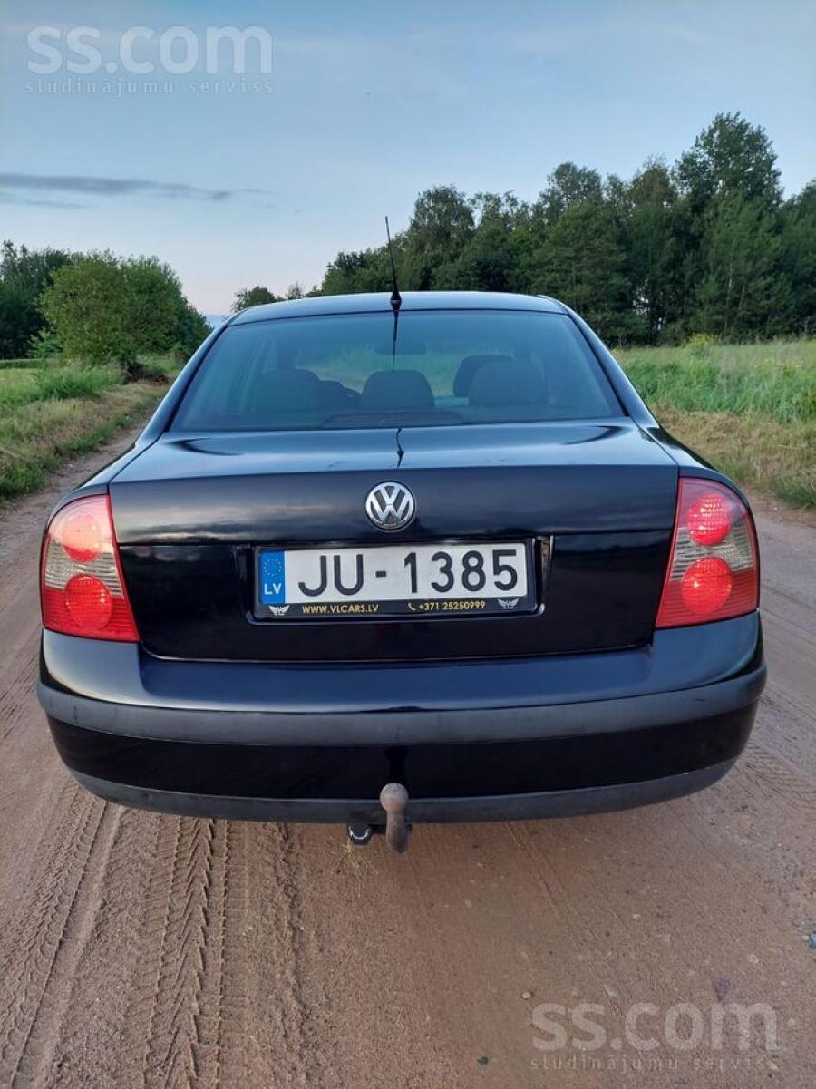 Black Volkswagen Passat B5 2005 in Daugavpils, with an engine capacity of 1.90 L and mileage of 340 thousand km for 1850 €, photo 8 on AUTOMOTO.COM.LV
