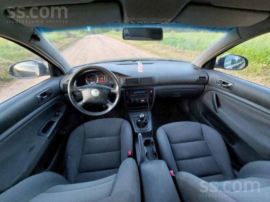 Black Volkswagen Passat B5 2005 in Daugavpils, with an engine capacity of 1.90 L and mileage of 340 thousand km for 1850 €, photo 15 on AUTOMOTO.COM.LV