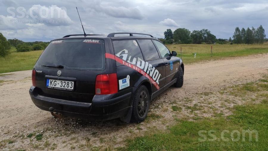 Black Volkswagen Passat B5 1998 in Ogre, with an engine capacity of 1.90 L and mileage of 360 thousand km for 1600 €, photo 2 on AUTOMOTO.COM.LV