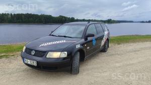 Black Volkswagen Passat B5 1998 in Ogre, with an engine capacity of 1.90 L and mileage of 360 thousand km for 1600 €, photo 4 on AUTOMOTO.COM.LV