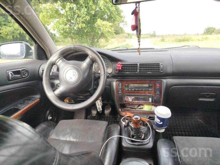 Melns Volkswagen Passat B5 1998 Madona, ar dzinēja tilpumu 1.90 L un nobraukumu 538 tūkst. km par 1400 €, foto 5 vietnē AUTOMOTO.COM.LV