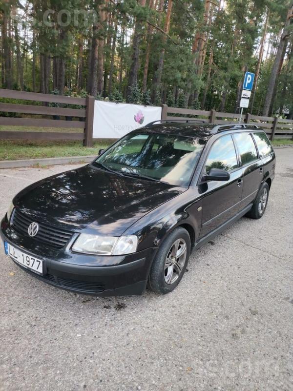 Melns Volkswagen Passat B5 1998 Daugavpils, ar dzinēja tilpumu 1.90 L un nobraukumu 387 tūkst. km par 950 €, foto 1 vietnē AUTOMOTO.COM.LV