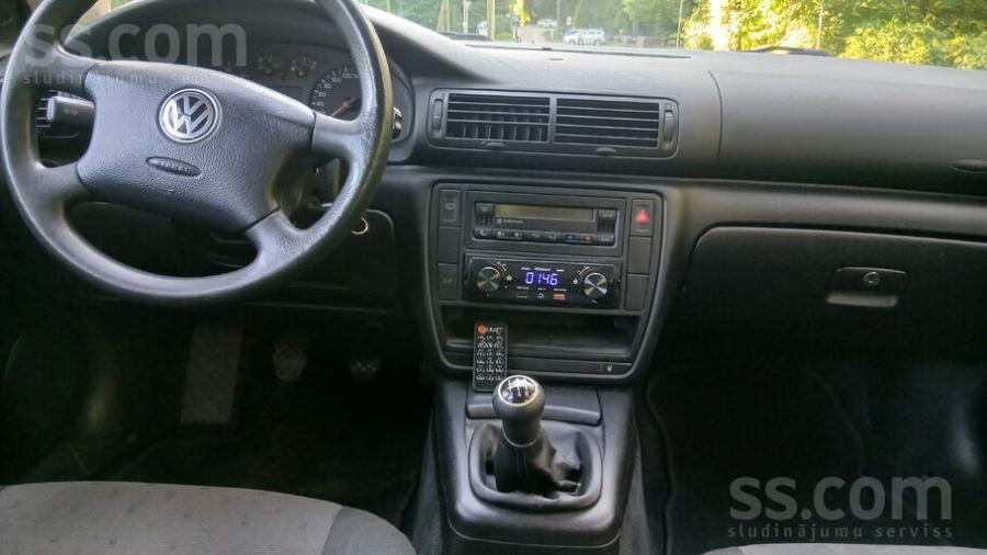 Melns Volkswagen Passat B5 1999 Ogre, ar dzinēja tilpumu 1.90 L un nobraukumu 325 tūkst. km par 2350 €, foto 15 vietnē AUTOMOTO.COM.LV