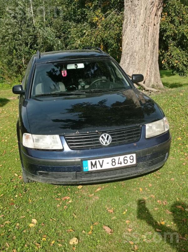 Black Volkswagen Passat B5 2000 in Balvi, with an engine capacity of 1.90 L and mileage of 416 thousand km for 1350 €, photo 3 on AUTOMOTO.COM.LV