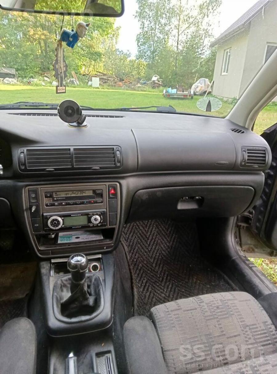 Melns Volkswagen Passat B5 2000 Rīga, ar dzinēja tilpumu 1.90 L un nobraukumu 458 tūkst. km par 1200 €, foto 7 vietnē AUTOMOTO.COM.LV