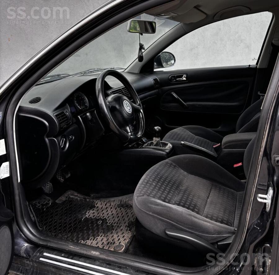 Melns Volkswagen Passat B5 2001 Balvi, ar dzinēja tilpumu 1.90 L un nobraukumu 374 tūkst. km par 1100 €, foto 8 vietnē AUTOMOTO.COM.LV