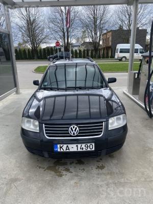 Black Volkswagen Passat B5 2002 in Cesis, with an engine capacity of 1.90 L and mileage of 384 thousand km for 1530 €, photo 1 on AUTOMOTO.COM.LV