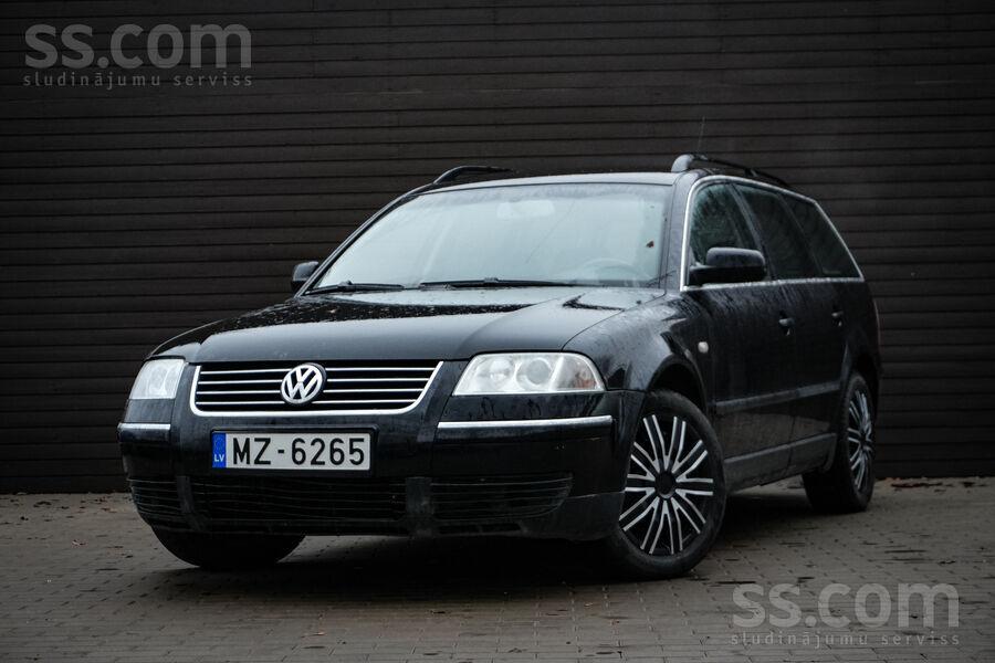 Black Volkswagen Passat B5 2002 in Riga, with an engine capacity of 1.90 L and mileage of 0 thousand km for 1350 €, photo 1 on AUTOMOTO.COM.LV