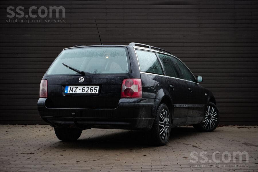 Black Volkswagen Passat B5 2002 in Riga, with an engine capacity of 1.90 L and mileage of 0 thousand km for 1350 €, photo 3 on AUTOMOTO.COM.LV