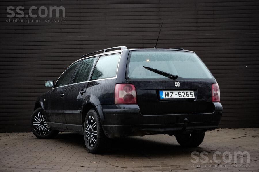 Black Volkswagen Passat B5 2002 in Riga, with an engine capacity of 1.90 L and mileage of 0 thousand km for 1350 €, photo 4 on AUTOMOTO.COM.LV
