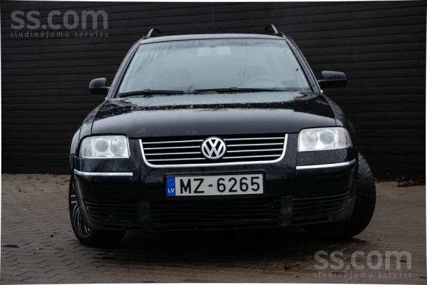 Black Volkswagen Passat B5 2002 in Riga, with an engine capacity of 1.90 L and mileage of 0 thousand km for 1350 €, photo 5 on AUTOMOTO.COM.LV