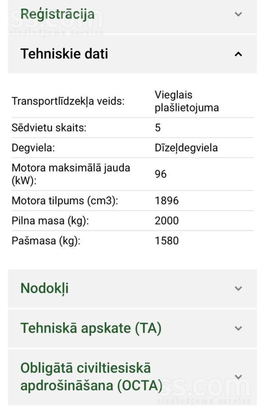 Черный Фольксваген Пассат Б5 2002 в Даугавпилс, объемом двигателя 1.90 л и пробегом 0 тыс. км за 1850 €, фото 17 на AUTOMOTO.COM.LV