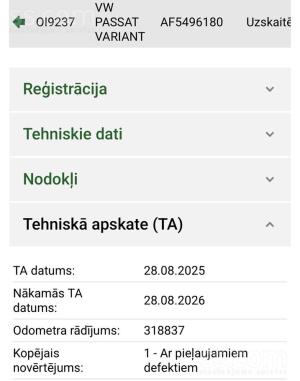 Черный Фольксваген Пассат Б5 2002 в Даугавпилс, объемом двигателя 1.90 л и пробегом 0 тыс. км за 1850 €, фото 18 на AUTOMOTO.COM.LV