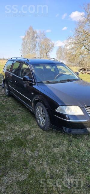 Black Volkswagen Passat B5 2002 in Daugavpils, with an engine capacity of 1.90 L and mileage of 512 thousand km for 950 €, photo  on AUTOMOTO.COM.LV
