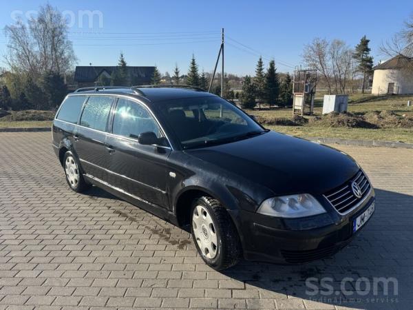 Черный Фольксваген Пассат Б5 2002 в Резекне, объемом двигателя 1.90 л и пробегом 493 тыс. км за 1650 €, фото 3 на AUTOMOTO.COM.LV