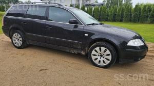 Black Volkswagen Passat B5 2002 in Cesis, with an engine capacity of 1.90 L and mileage of 416 thousand km for 1100 €, photo 4 on AUTOMOTO.COM.LV