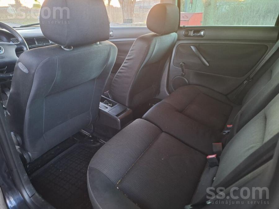Black Volkswagen Passat B5 2002 in Ventspils, with an engine capacity of 1.90 L and mileage of 334 thousand km for 1100 €, photo 8 on AUTOMOTO.COM.LV