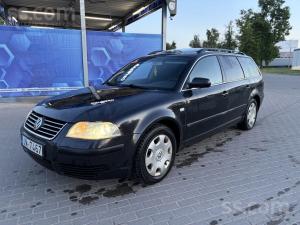 Black Volkswagen Passat B5 2002 in Rezekne, with an engine capacity of 1.90 L and mileage of 494 thousand km for 1590 €, photo  on AUTOMOTO.COM.LV
