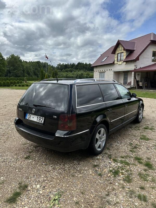 Черный Фольксваген Пассат Б5 2002 в Балви, объемом двигателя 1.90 л и пробегом 393 тыс. км за 2000 €, фото 3 на AUTOMOTO.COM.LV