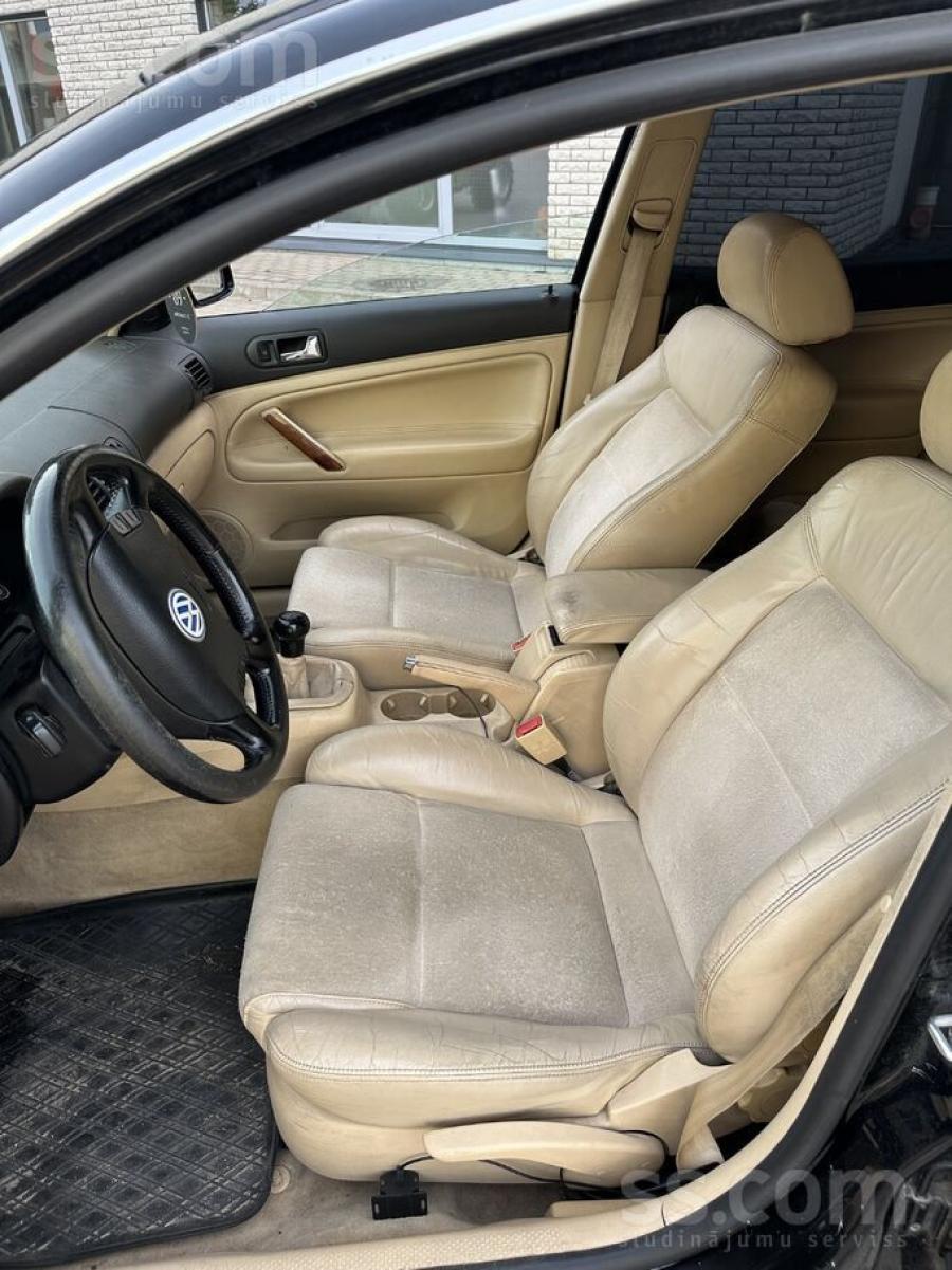 Melns Volkswagen Passat B5 2002 Rīga, ar dzinēja tilpumu 1.90 L un nobraukumu 394 tūkst. km par 1900 €, foto 6 vietnē AUTOMOTO.COM.LV