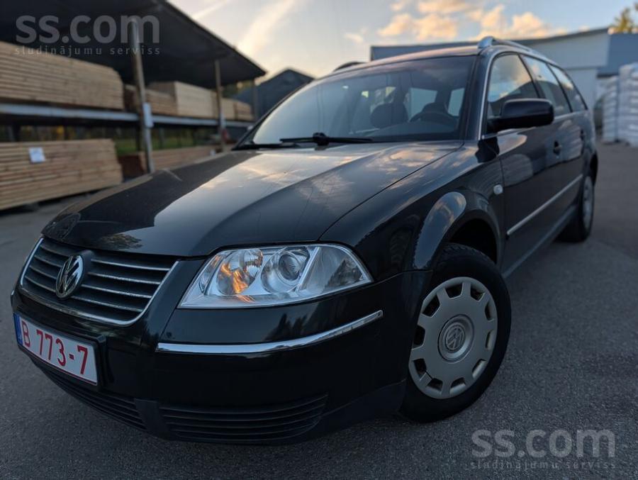 Черный Фольксваген Пассат Б5 2002 в Юрмала, объемом двигателя 1.90 л и пробегом 414 тыс. км за 1990 €, фото 8 на AUTOMOTO.COM.LV