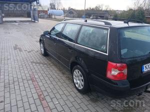 Black Volkswagen Passat B5 2003 in Rezekne, with an engine capacity of 1.90 L and mileage of 245 thousand km for 650 €, photo 2 on AUTOMOTO.COM.LV