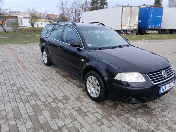 Black Volkswagen Passat B5 2003 in Rezekne, with an engine capacity of 1.90 L and mileage of 245 thousand km for 650 €, photo 6 on AUTOMOTO.COM.LV