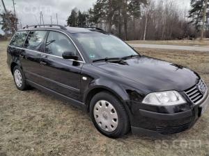 Black Volkswagen Passat B5 2003 in Rezekne, with an engine capacity of 1.90 L and mileage of 272 thousand km for 2350 €, photo 2 on AUTOMOTO.COM.LV