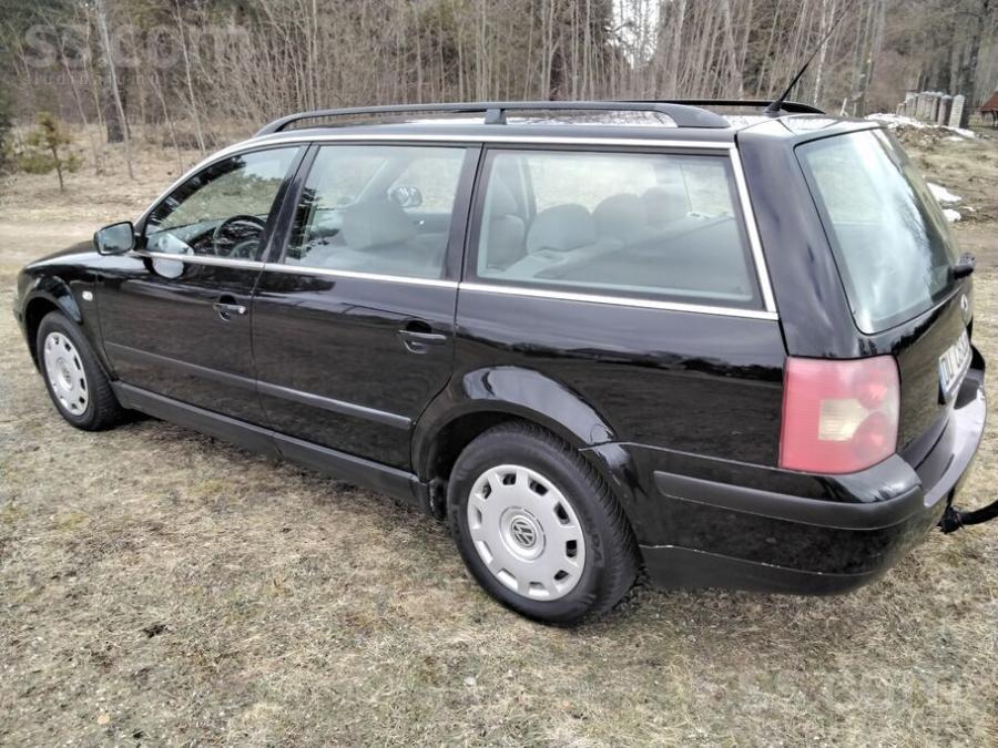 Black Volkswagen Passat B5 2003 in Rezekne, with an engine capacity of 1.90 L and mileage of 272 thousand km for 2350 €, photo 4 on AUTOMOTO.COM.LV