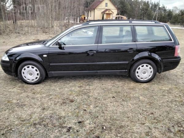 Black Volkswagen Passat B5 2003 in Rezekne, with an engine capacity of 1.90 L and mileage of 272 thousand km for 2350 €, photo 5 on AUTOMOTO.COM.LV