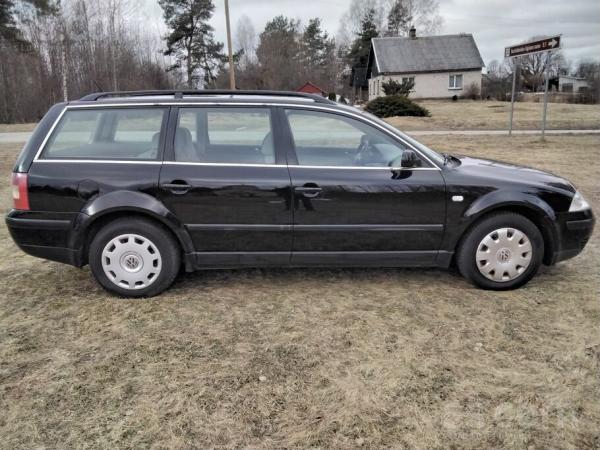 Black Volkswagen Passat B5 2003 in Rezekne, with an engine capacity of 1.90 L and mileage of 272 thousand km for 2350 €, photo 6 on AUTOMOTO.COM.LV