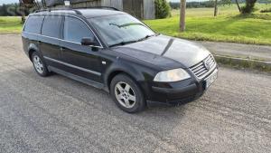 Black Volkswagen Passat B5 2003 in Jekabpils, with an engine capacity of 1.90 L and mileage of 489 thousand km for 1100 €, photo 7 on AUTOMOTO.COM.LV