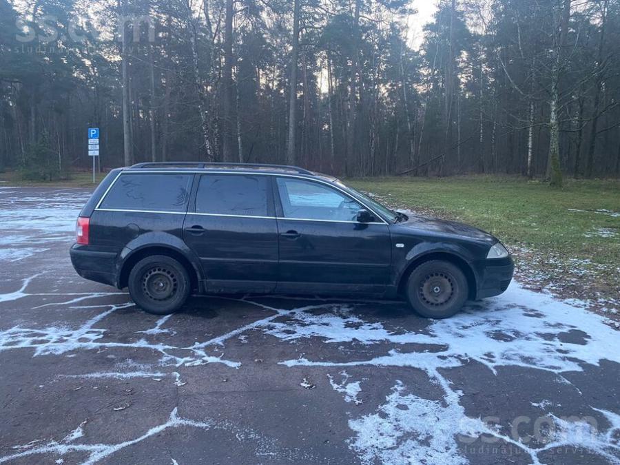 Melns Volkswagen Passat B5 2003 Jēkabpils, ar dzinēja tilpumu 1.90 L un nobraukumu 300 tūkst. km par 1400 €, foto 4 vietnē AUTOMOTO.COM.LV