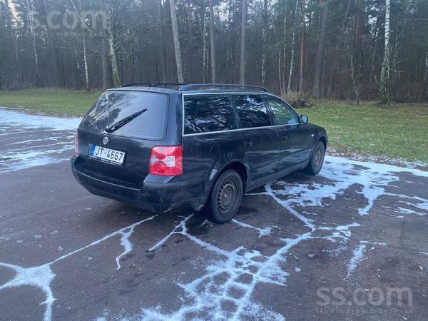 Melns Volkswagen Passat B5 2003 Jēkabpils, ar dzinēja tilpumu 1.90 L un nobraukumu 300 tūkst. km par 1400 €, foto 7 vietnē AUTOMOTO.COM.LV
