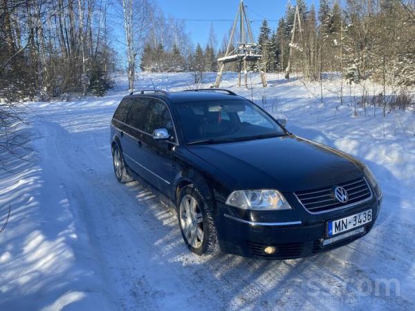 Black Volkswagen Passat B5 2003 in Aluksne, with an engine capacity of 1.90 L and mileage of 413 thousand km for 2100 €, photo 2 on AUTOMOTO.COM.LV