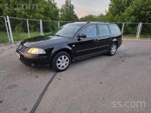 Черный Фольксваген Пассат Б5 2003 в Даугавпилс, объемом двигателя 1.90 л и пробегом 362 тыс. км за 2350 €, фото  на AUTOMOTO.COM.LV