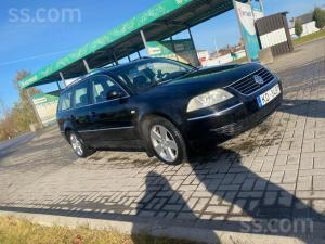 Black Volkswagen Passat B5 2003 in Rezekne, with an engine capacity of 1.90 L and mileage of 388 thousand km for 1800 €, photo 7 on AUTOMOTO.COM.LV