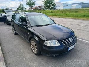 Melns Volkswagen Passat B5 2003 Rīga, ar dzinēja tilpumu 1.90 L un nobraukumu 366 tūkst. km par 700 €, foto  vietnē AUTOMOTO.COM.LV