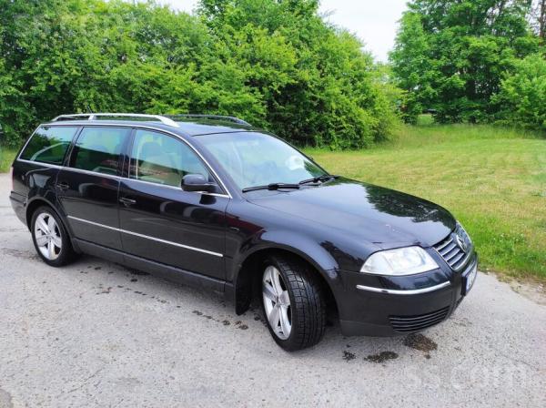 Black Volkswagen Passat B5 2003 in Tukums, with an engine capacity of 2.50 L and mileage of 342 thousand km for 1800 €, photo 10 on AUTOMOTO.COM.LV