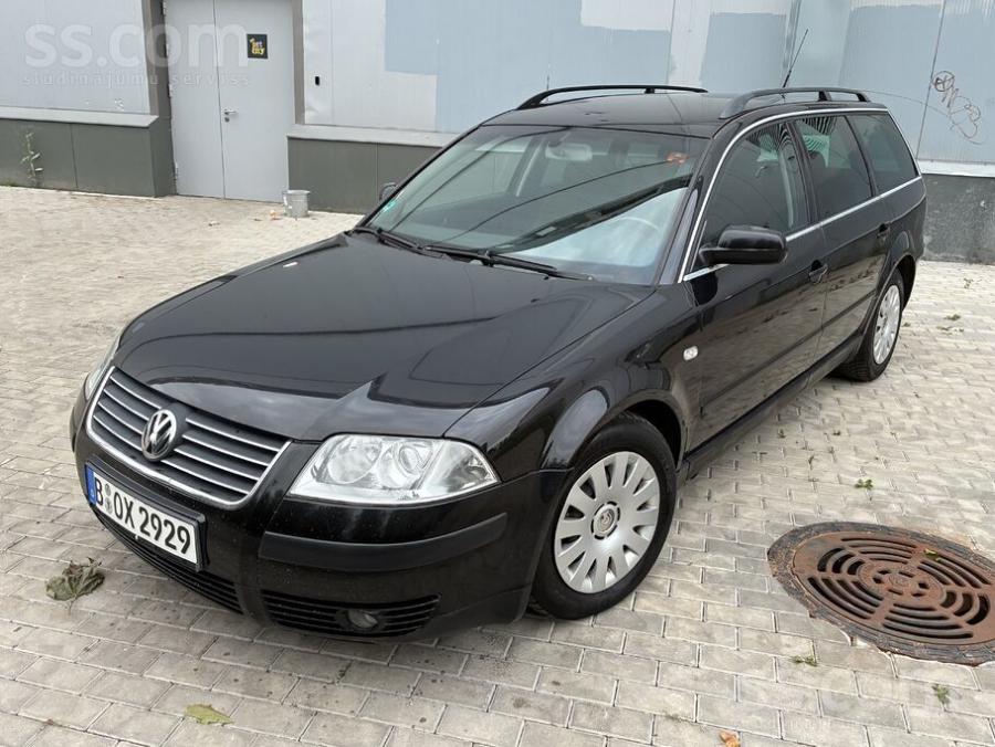 Melns Volkswagen Passat B5 2003 Rīga, ar dzinēja tilpumu 1.90 L un nobraukumu 317 tūkst. km par 2590 €, foto 1 vietnē AUTOMOTO.COM.LV