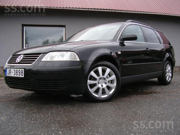 Black Volkswagen Passat B5 2003 in Riga, with an engine capacity of 1.90 L and mileage of 0 thousand km for 1950 €, photo 10 on AUTOMOTO.COM.LV